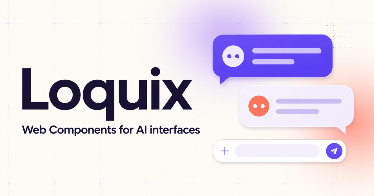 Build better AI interfaces | Loquix